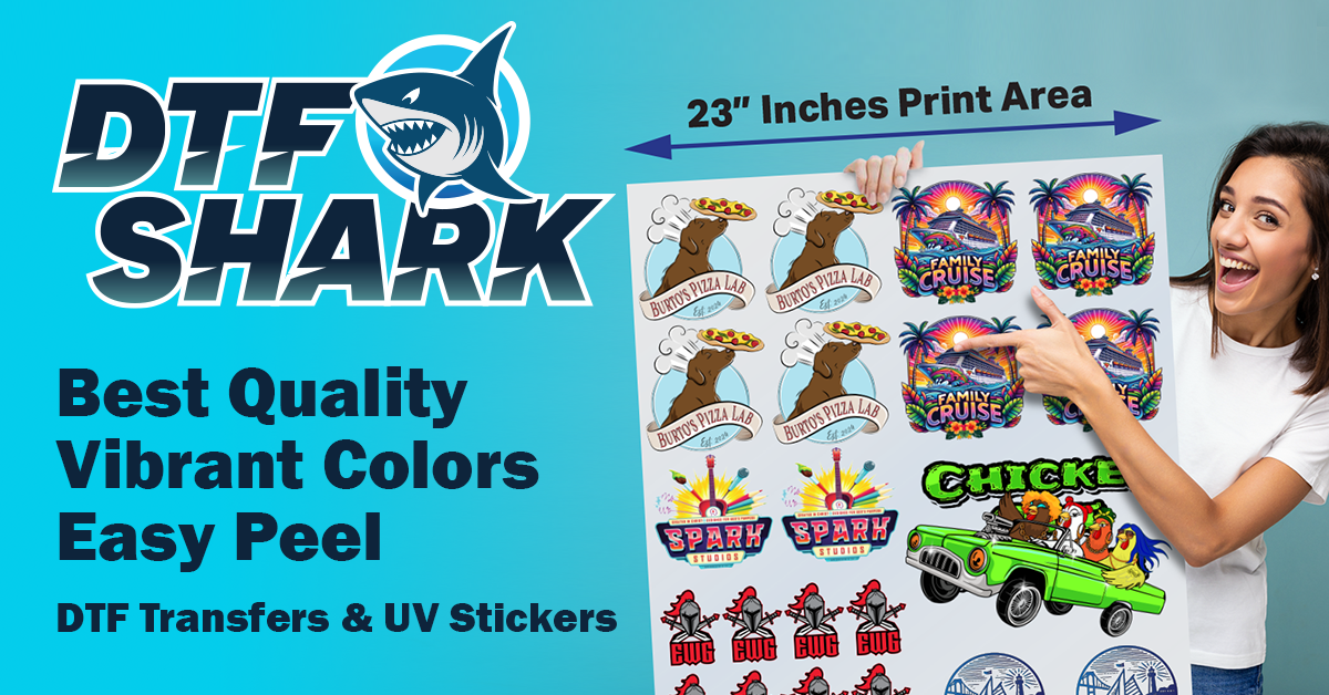 DTF Transfers & UV Stickers – DTF Shark